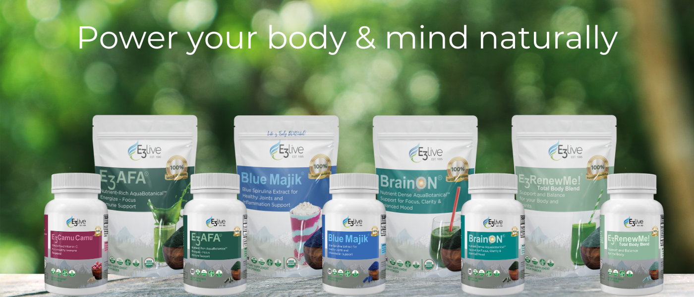 E3Live | Live Blue-Green Algae for Health, Vitality, & Endurance